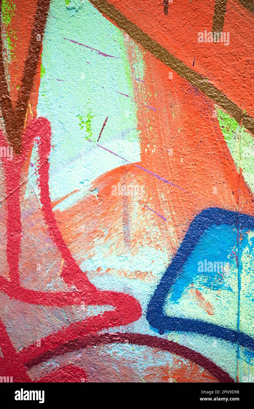 textured wall with graffiti Texture for design background Stock Photo ...