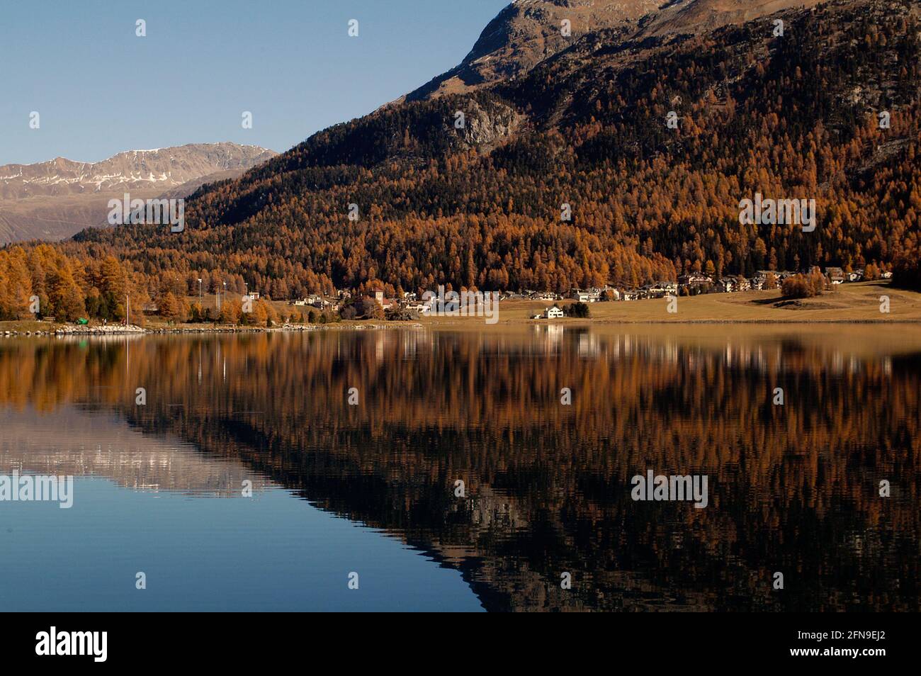 Lake Engadina, Switzerland Stock Photo - Alamy