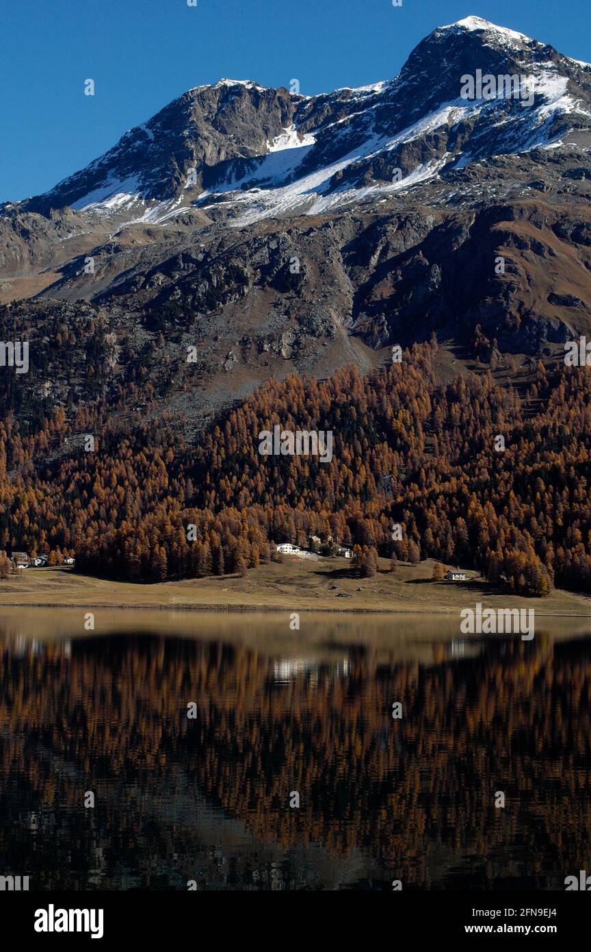 Lake Engadina, Switzerland Stock Photo - Alamy