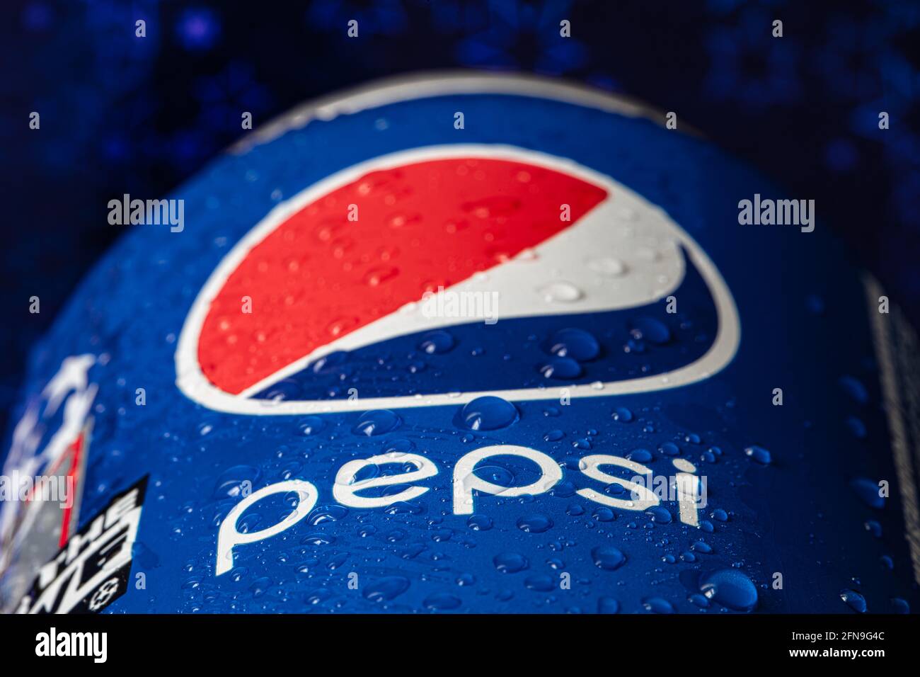 North Carolina, U.S.A. - May 15, 2021: Can of carbonated soft drink ...