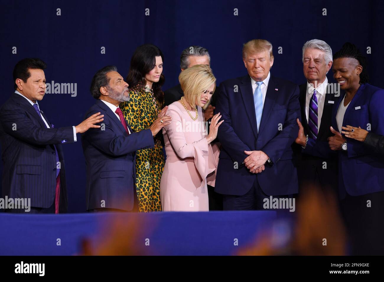 Miami - FL - 20200103-Pastor Paula White-Cain and US President Donald ...