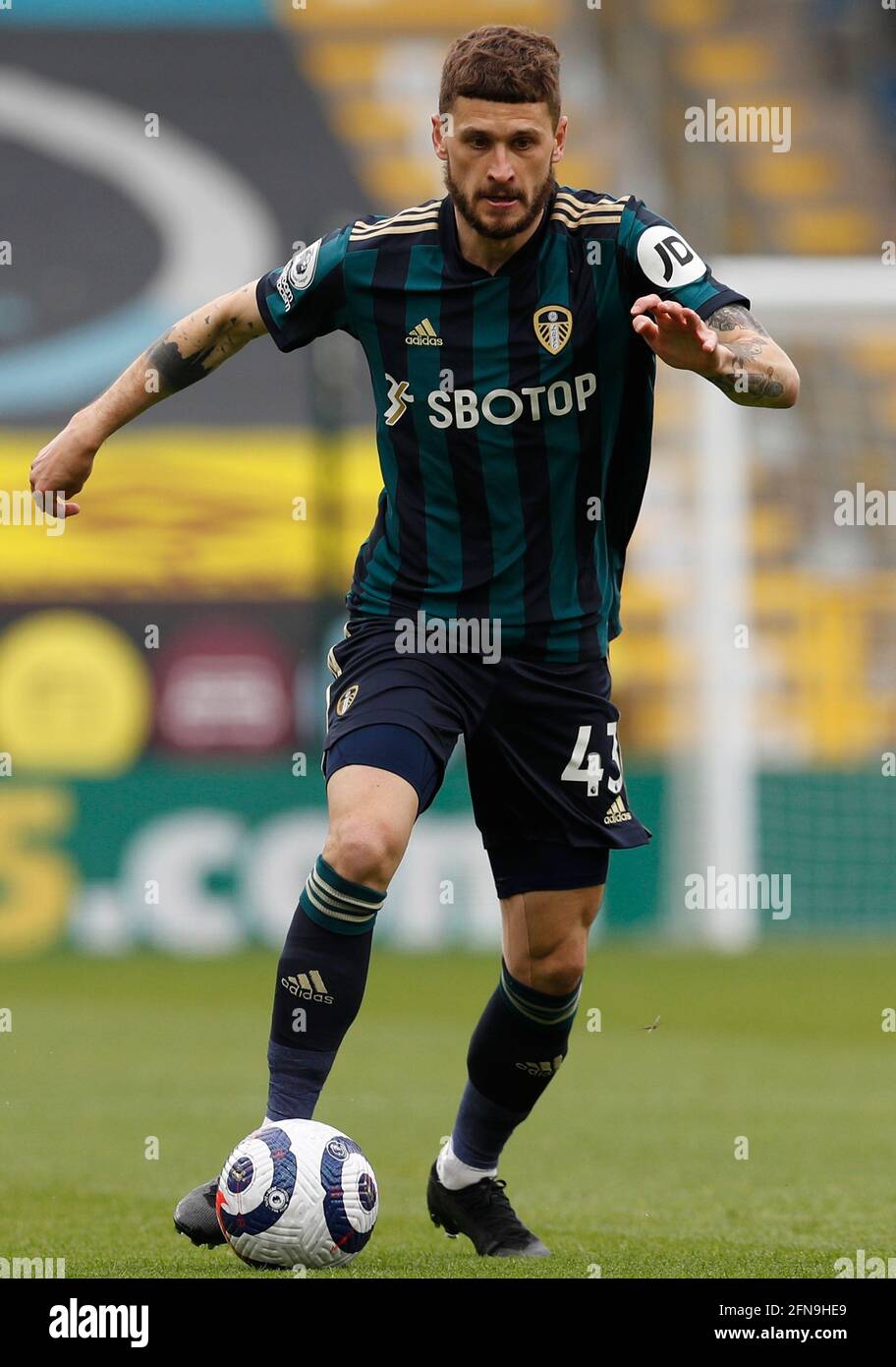 Burnley, UK. 15th May, 2021. Mateusz Klich of Leeds United during the ...