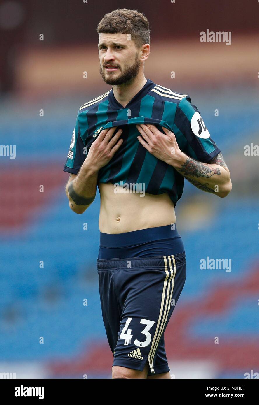 Burnley, UK. 15th May, 2021. Mateusz Klich of Leeds United during the ...