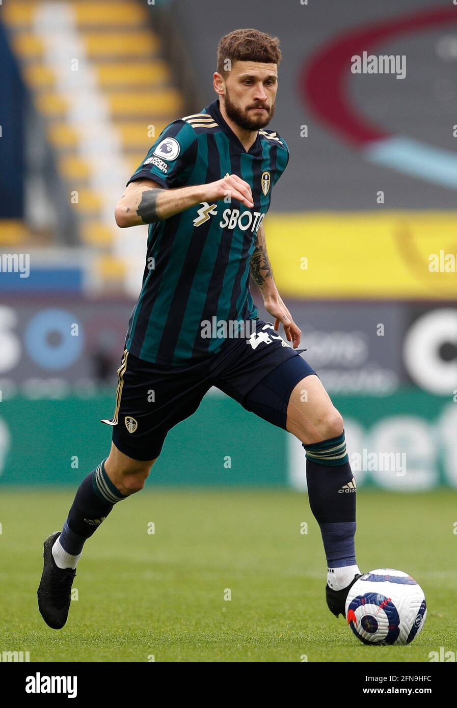 Burnley, UK. 15th May, 2021. Mateusz Klich of Leeds United during the ...