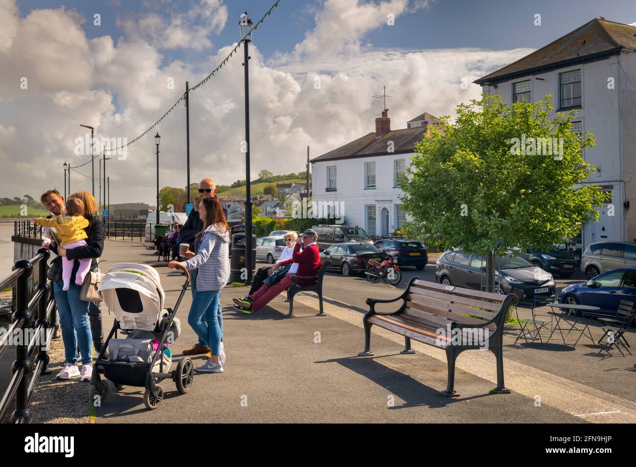North Devon, UK. May 15 2021: UK Weather - Ahead of the Covid rules ...