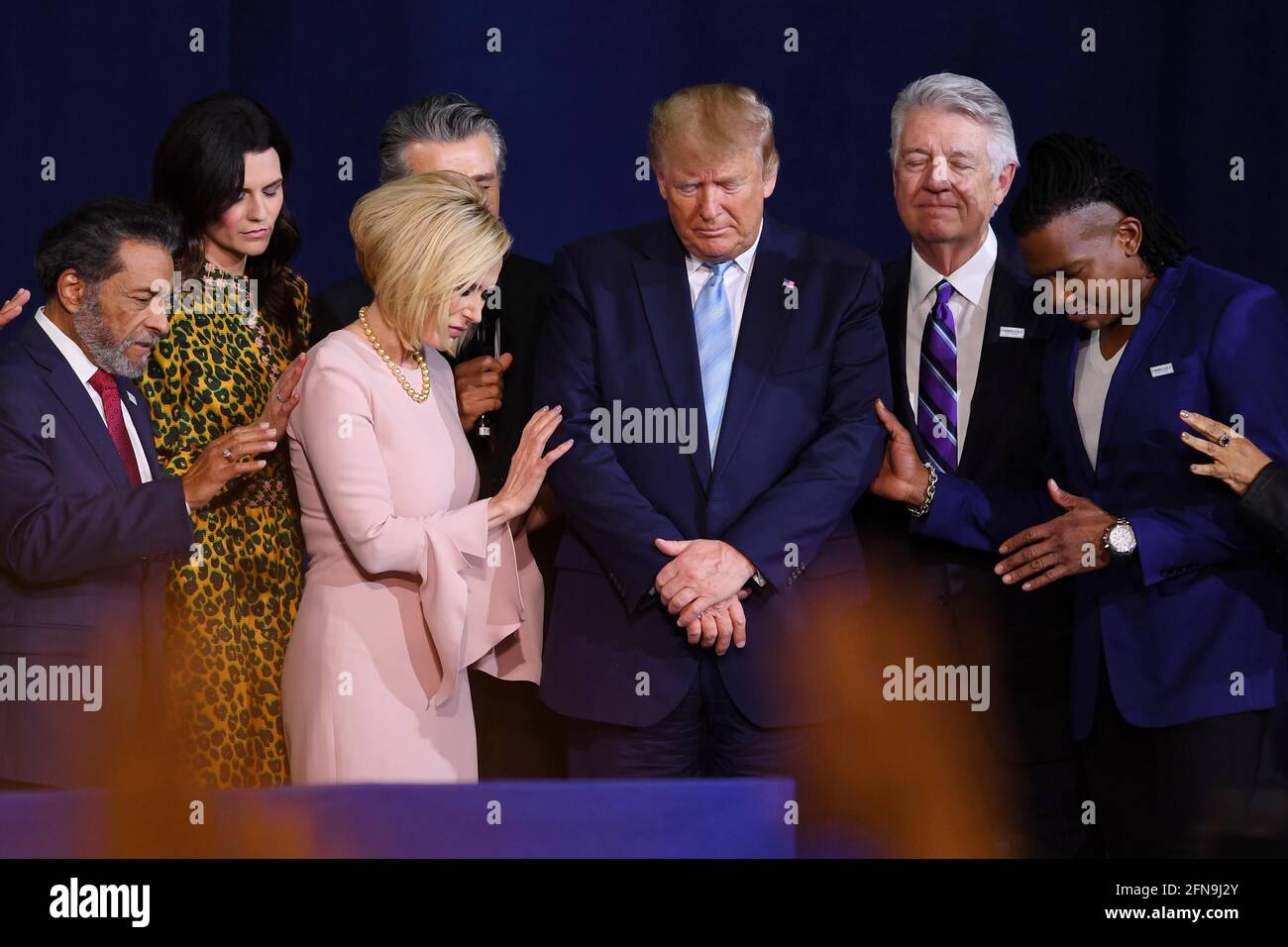 Miami - FL - 20200103-Pastor Paula White-Cain and US President Donald ...