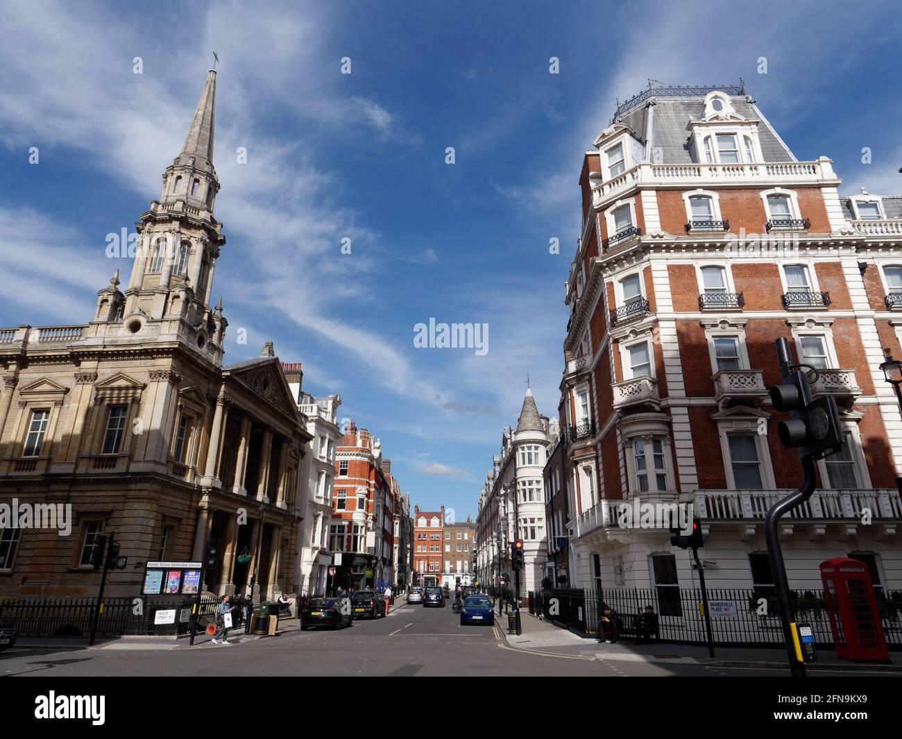 London, Greater London, England - May 11 2021: Grade II listed ...