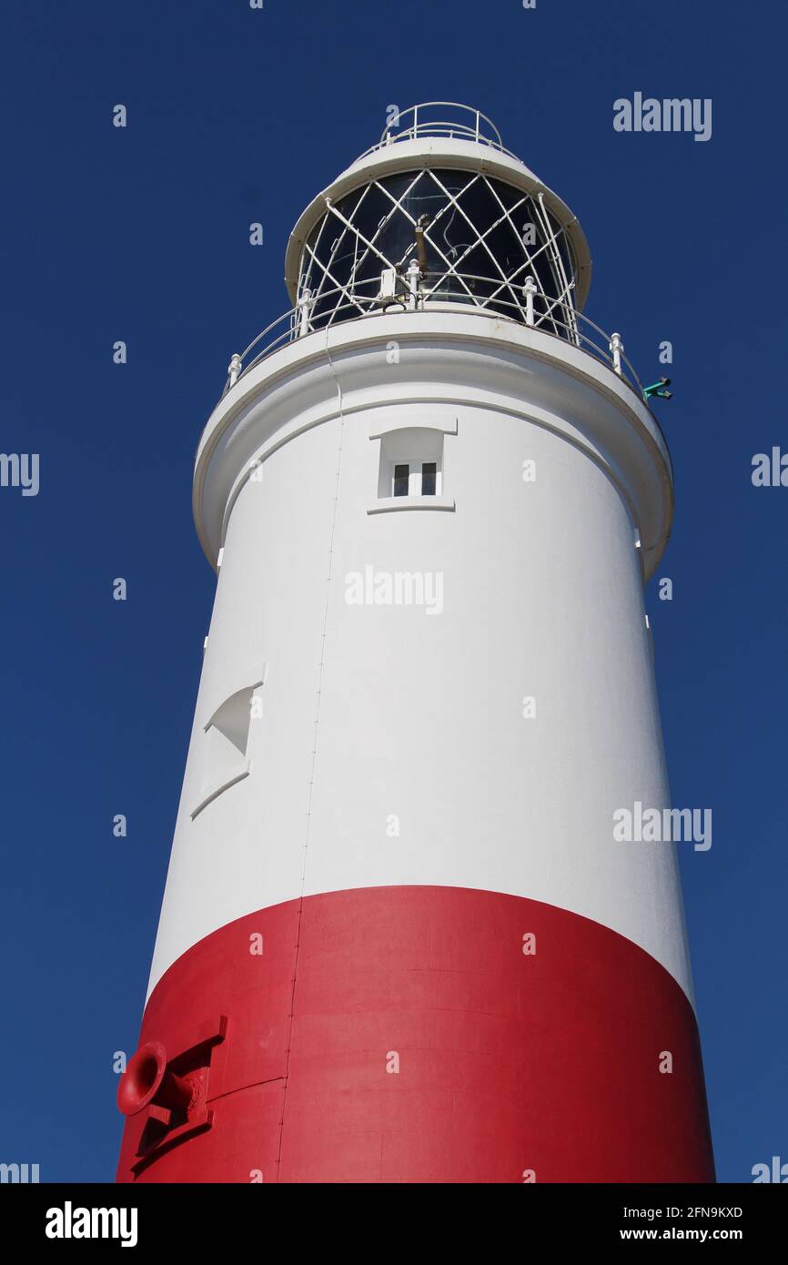 Portland Bill Lighthouse in the sunshine Stock Photo - Alamy