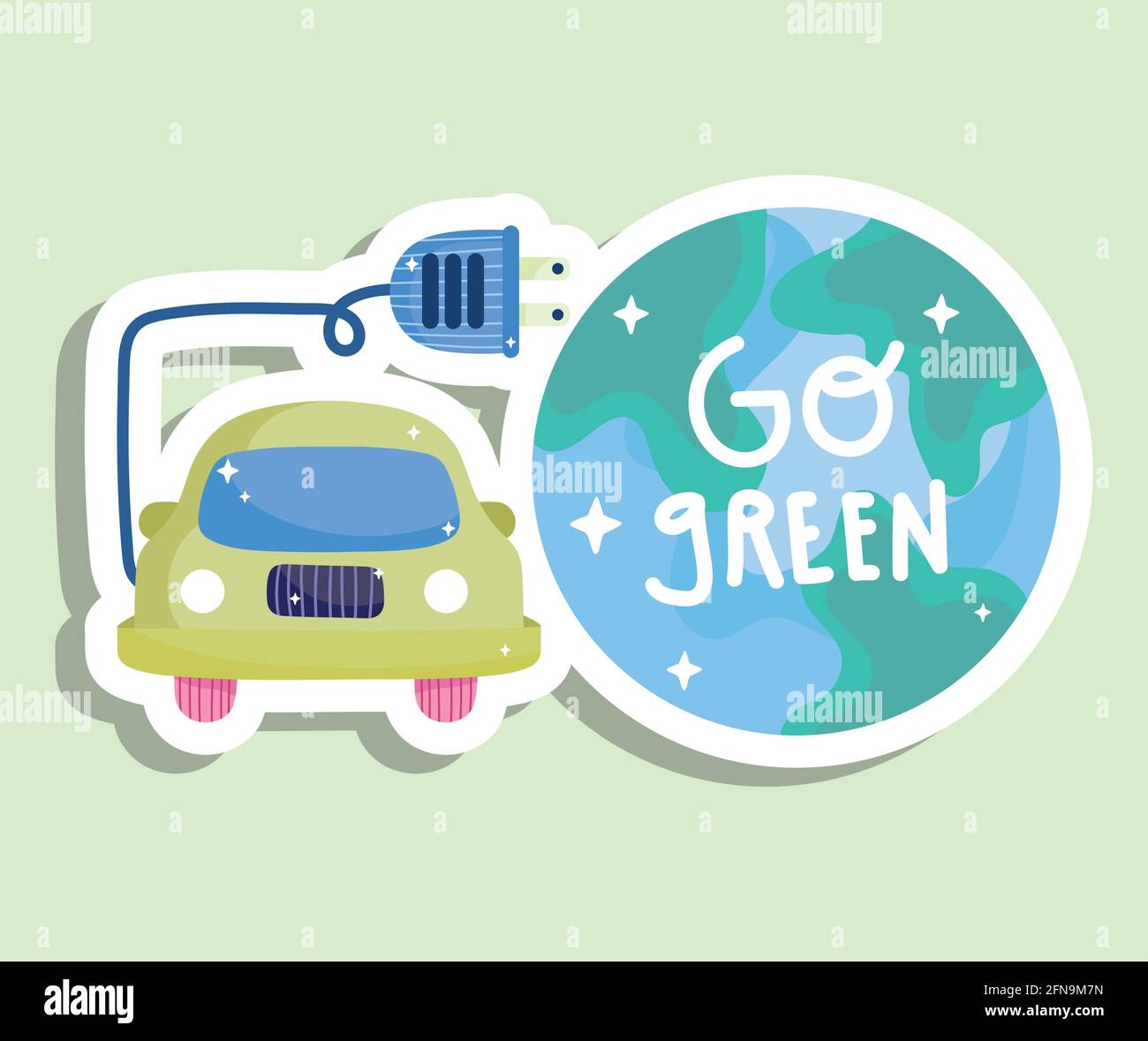 go green energy Stock Vector Image & Art - Alamy
