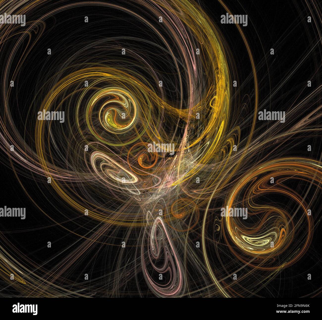 image of one Illustration of digital fractal Stock Photo - Alamy