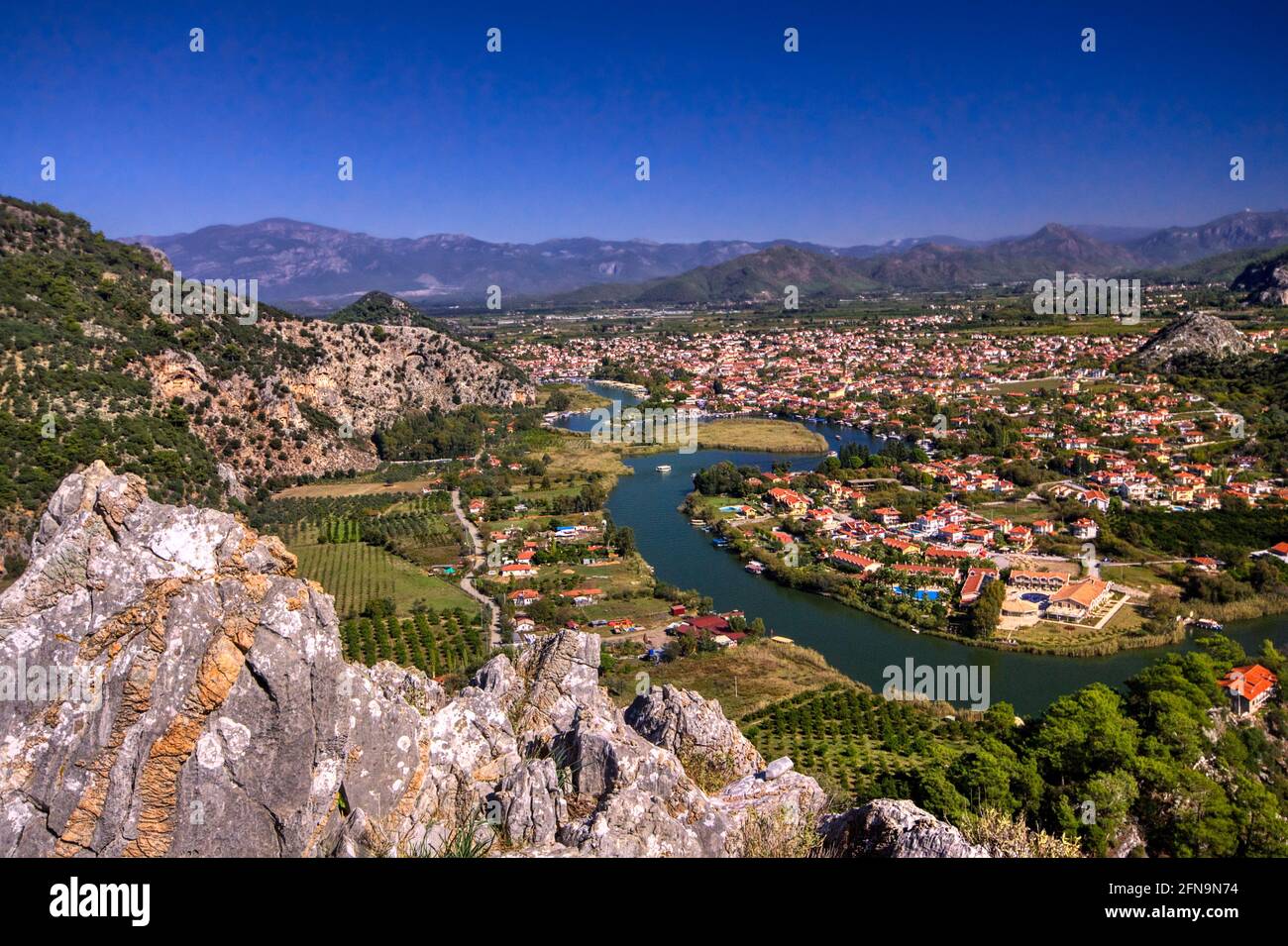 Lovely Dalyan, Turkey Stock Photo - Alamy