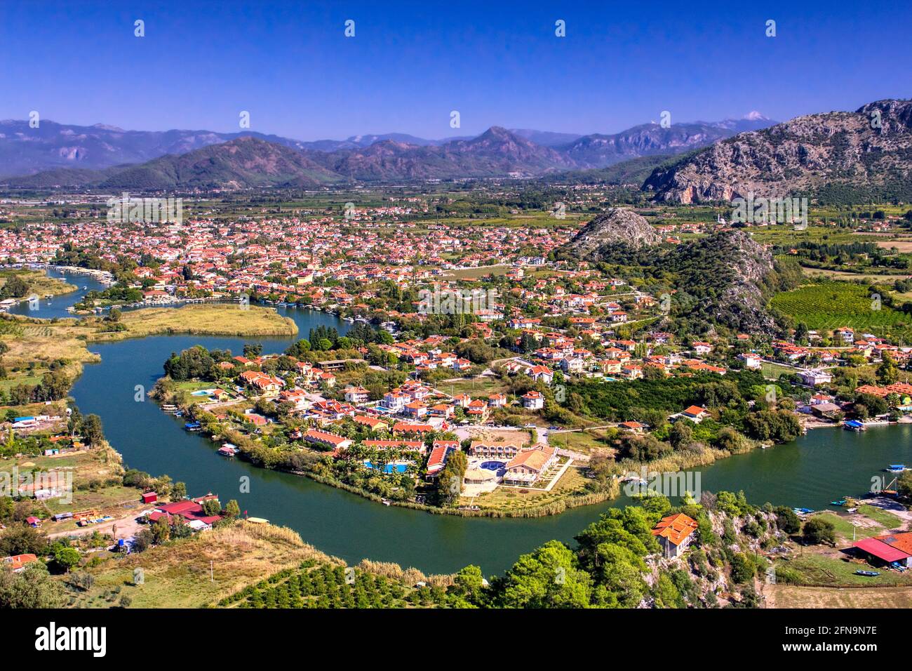 Lovely Dalyan, Turkey Stock Photo - Alamy
