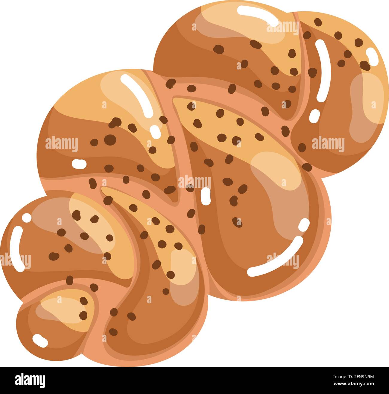 bakery braid bread Stock Vector Image & Art - Alamy