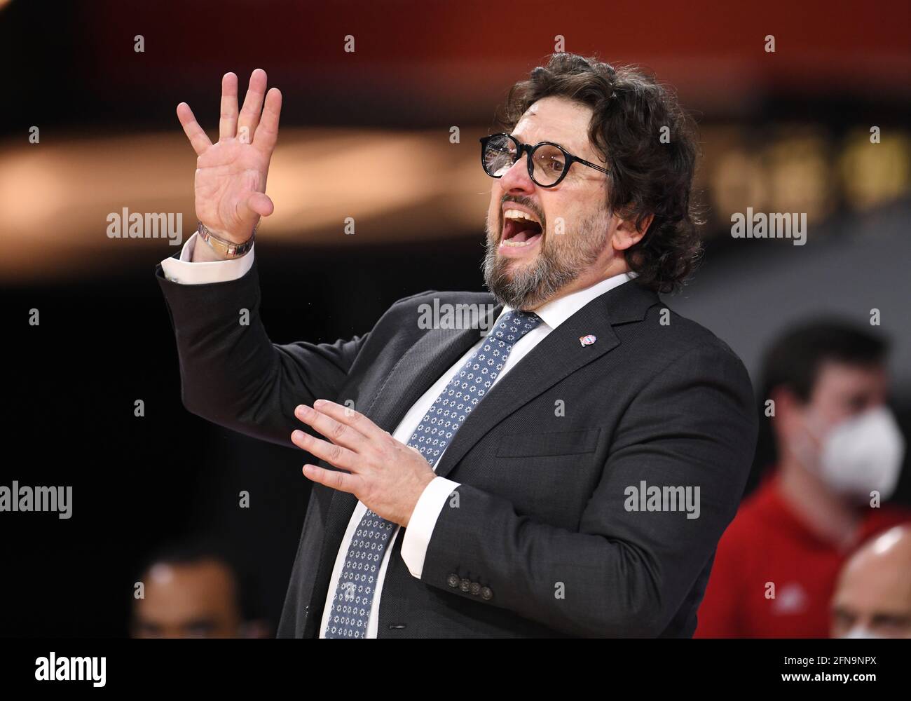 Munich, Germany. 15th May, 2021. Basketball: BBL Cup, ratiopharm Ulm ...