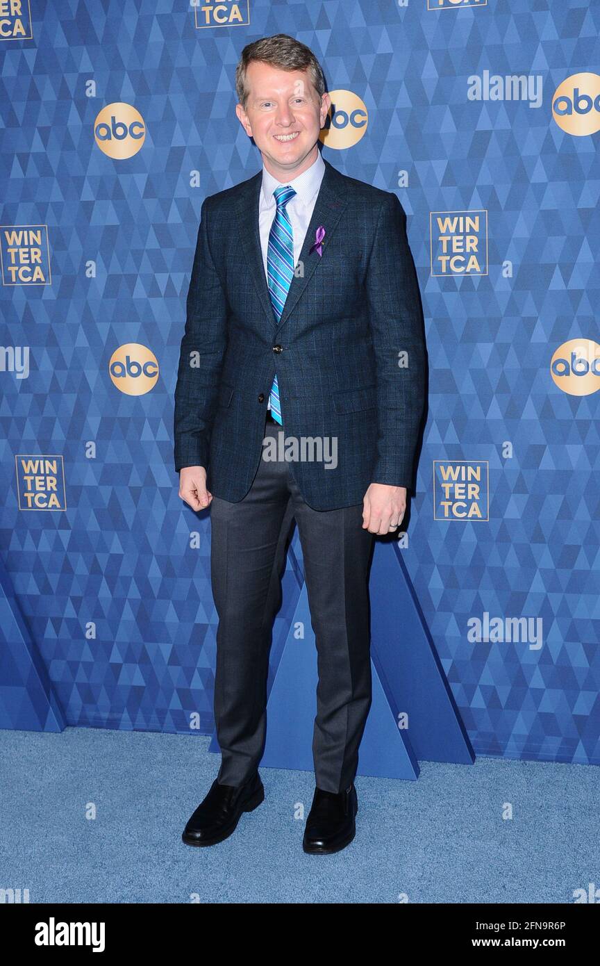 Pasadena - CA - 01/08/2020 ABC TCA Winter Press Tour -PICTURED: Ken Jennings Sara De Boer -SDL ...