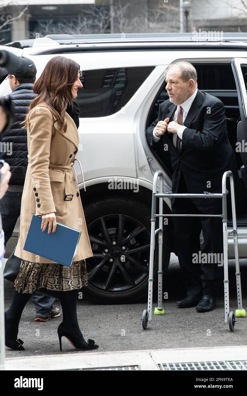 New York - NY - 20200114 - Harvey Weinstein Arrives to Criminal Court in NYC Center StreetNY ...