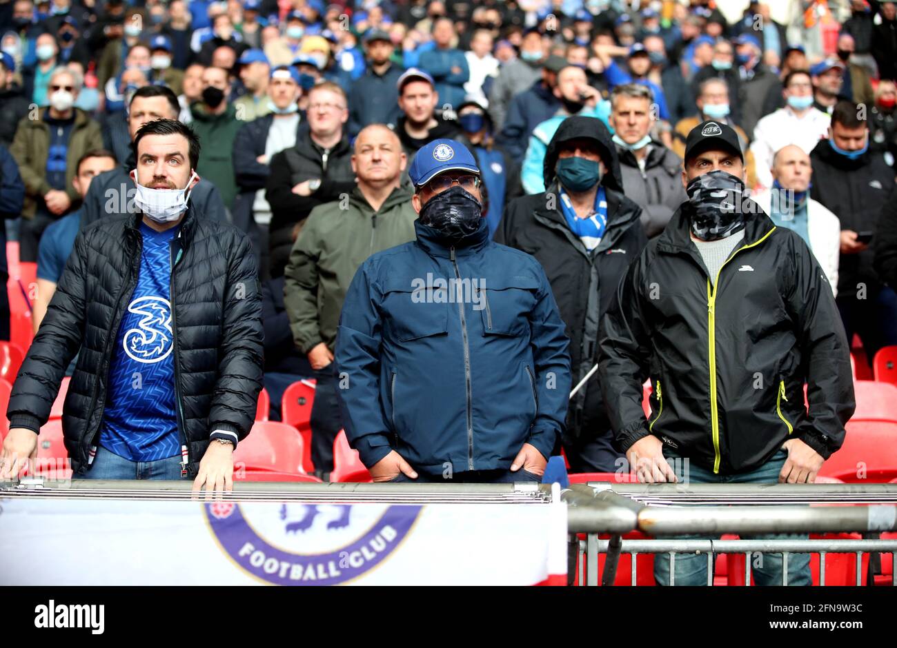 Chelsea fans react after seeing their side concede during the Emirates ...