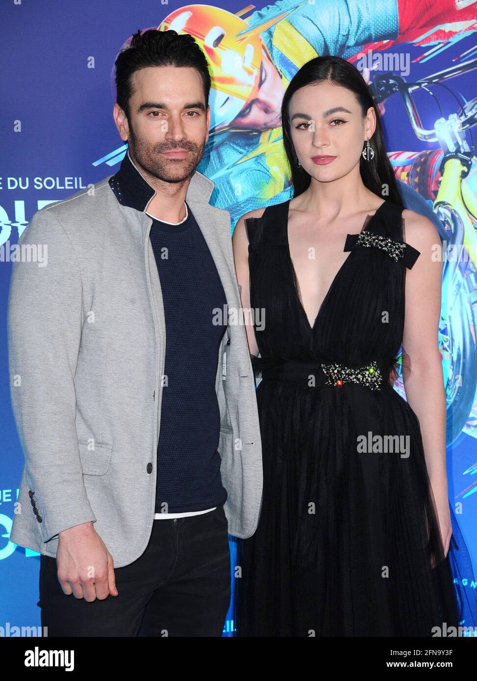 Los Angeles - CA - 01/21/2019 Cirque du Soleil VOLTA Premiere -PICTURED: Jeff Gum and Sophie ...