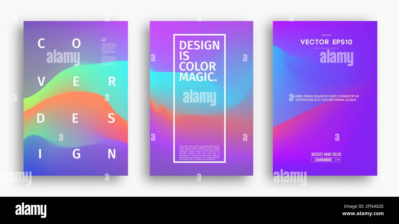 Yellow orange holographic gradient Cut Out Stock Images & Pictures - Alamy