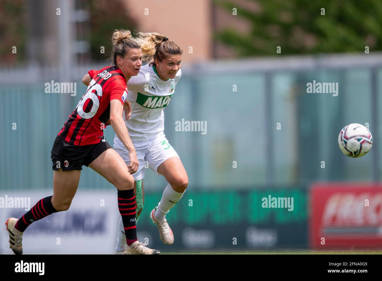 Laura Agard (Milan) Michela Cambiaghi (Sassuolo Femminile) during the ...