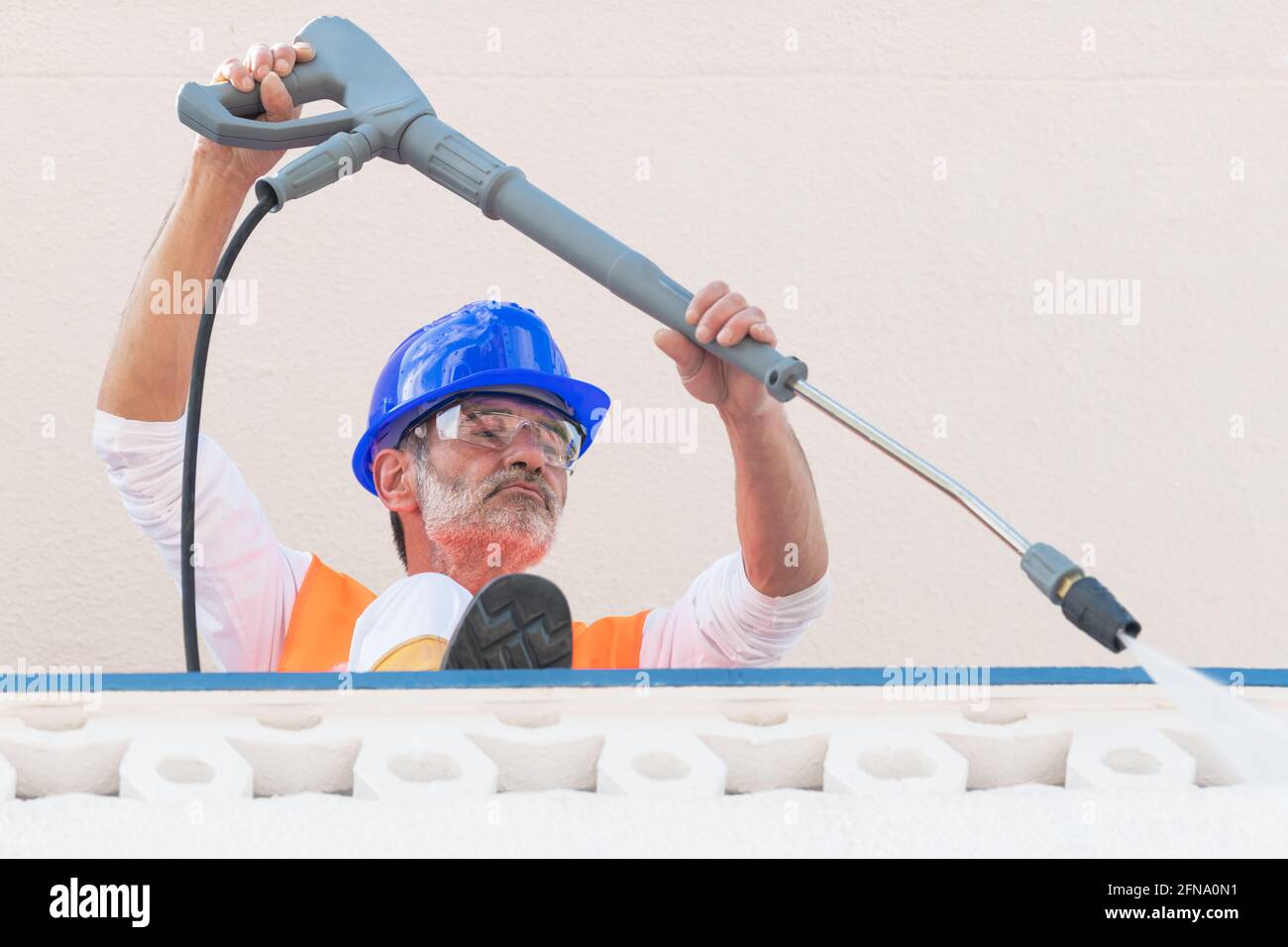 Pressure washing safety hi-res stock photography and images - Alamy