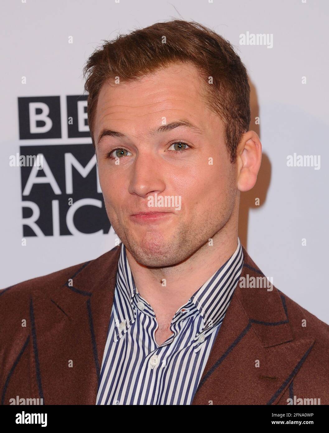 Los Angeles - CA - 01/04/2020 BAFTA Tea Party Los Angeles -PICTURED: Taron Egerton Sara De Boer ...