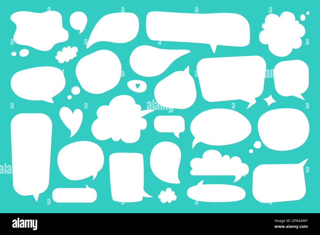 Dialogue clouds hi-res stock photography and images - Alamy