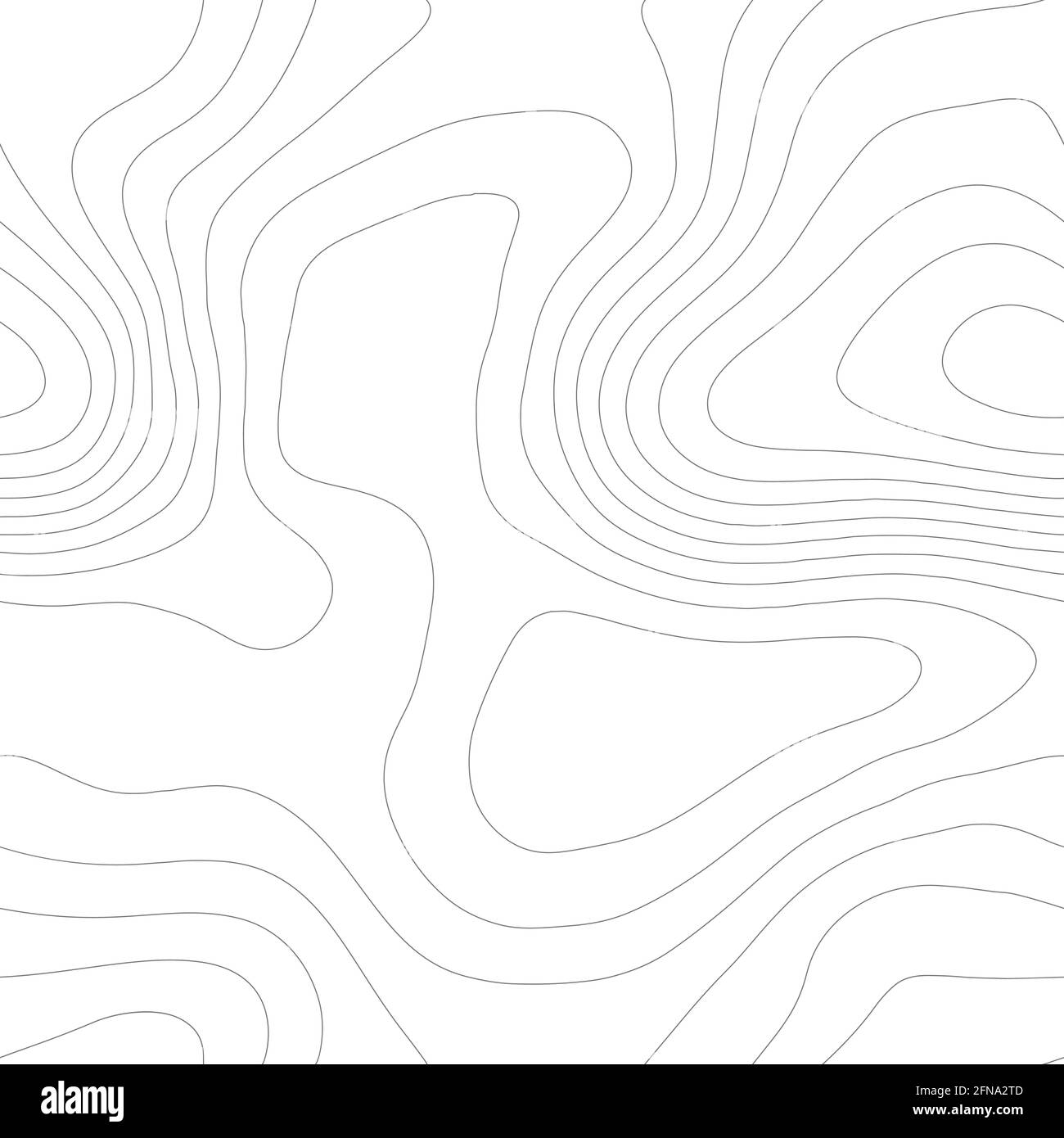 Line topography map seamless pattern. Seamless vector topographic map ...