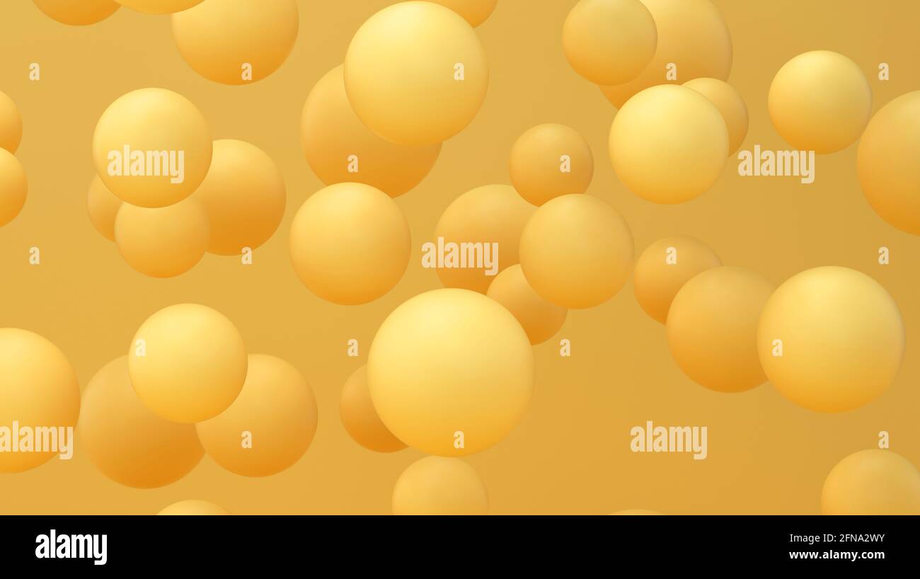 particles floating in a minimal studio pastel yellow color. clear ...