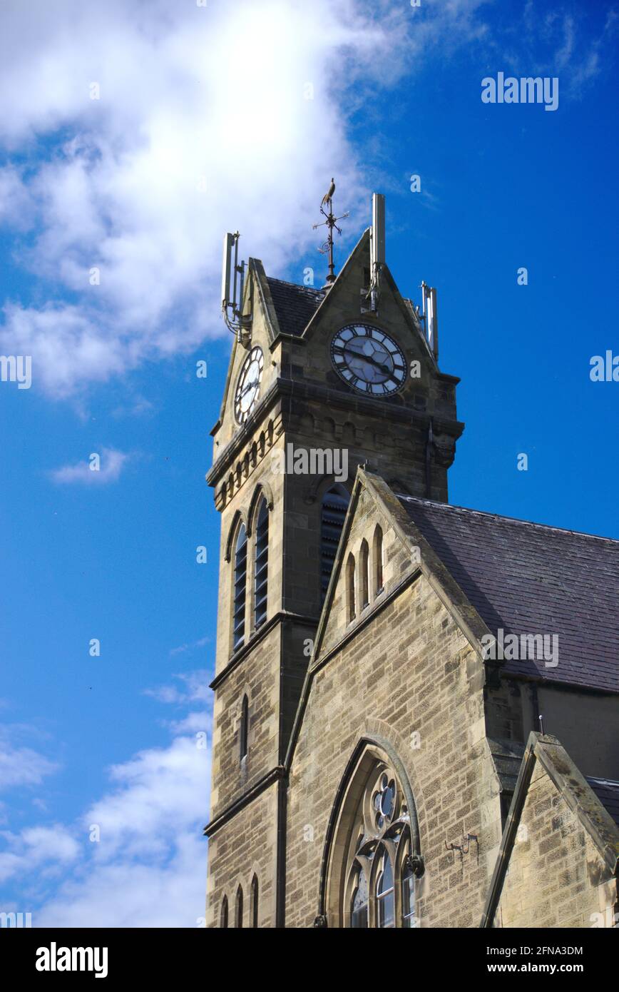 Clock tower of the former Free Church (later Rodger Memorial Church ...