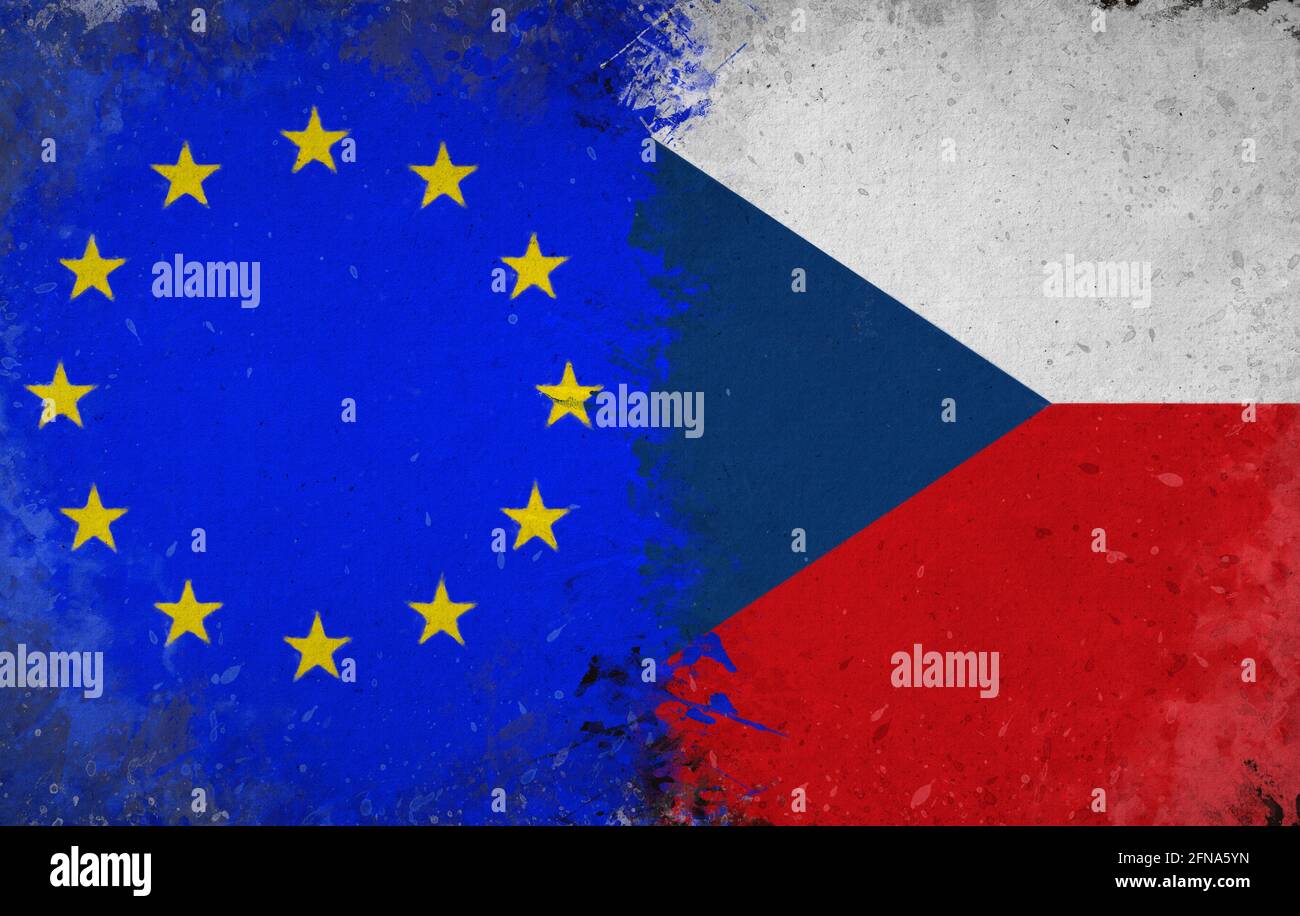 European Union, Czech Republic, Czech Republic, european union flags ...