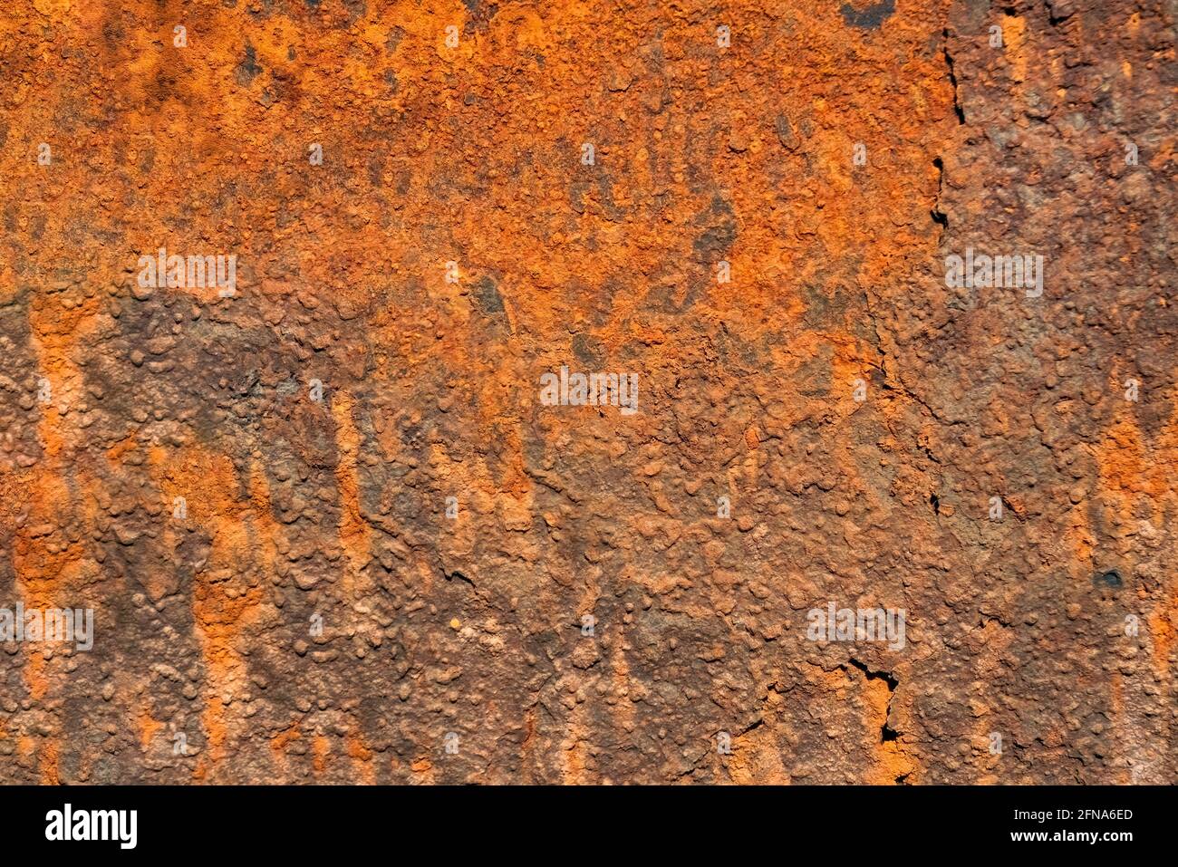 Iron metal surface rust background texture. Surface of old rusty metal sheet coated with ...