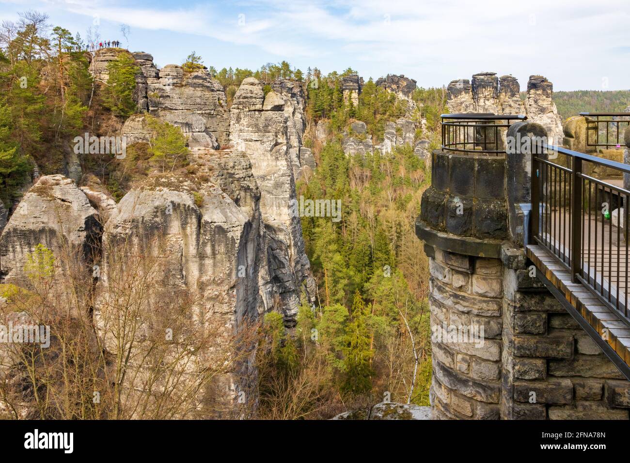 National park Saxon Switzerland in Germany Stock Photo - Alamy