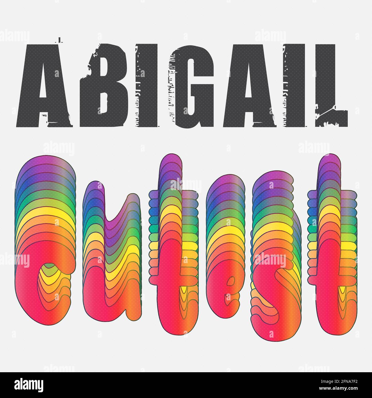 Abigail name design hi-res stock photography and images - Alamy