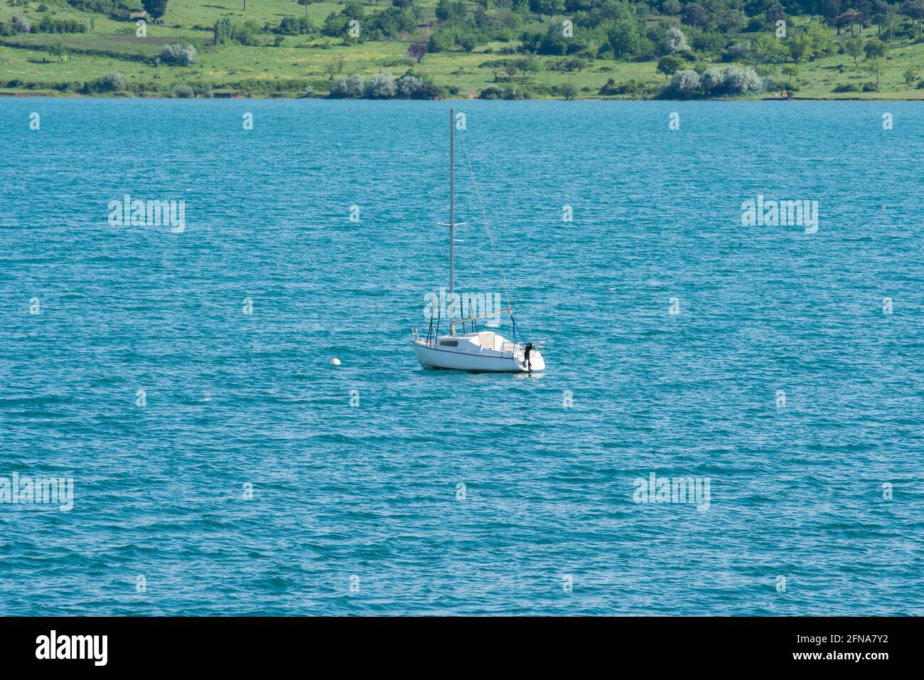 Tbilisi sea boat deflated sails hi-res stock photography and images - Alamy