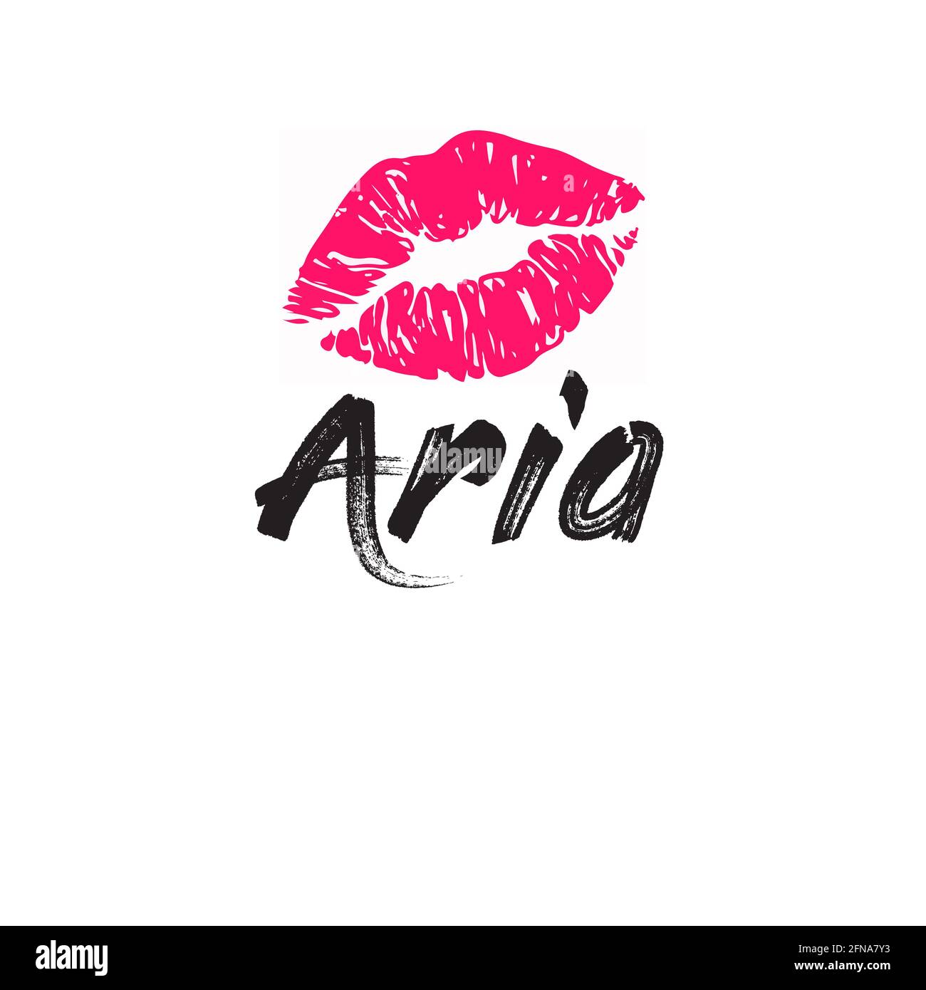 Aria name design hi-res stock photography and images - Alamy