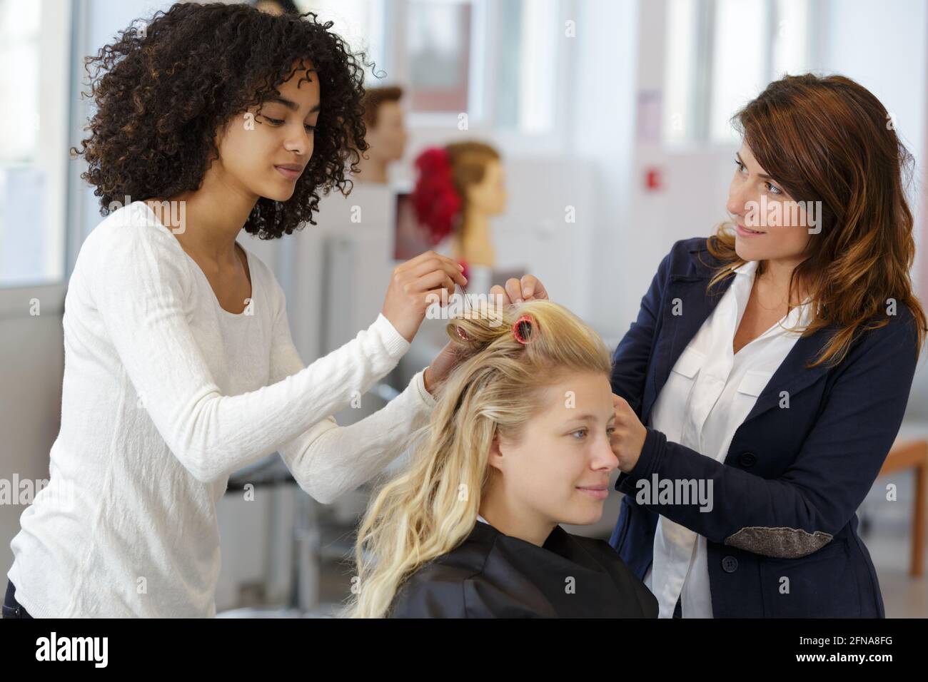 portrait of bridegroom hair dressing Stock Photo - Alamy