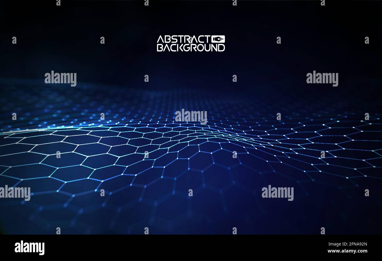 Futuristic hexagon vector illustration. Futuristic hexagon vector ...