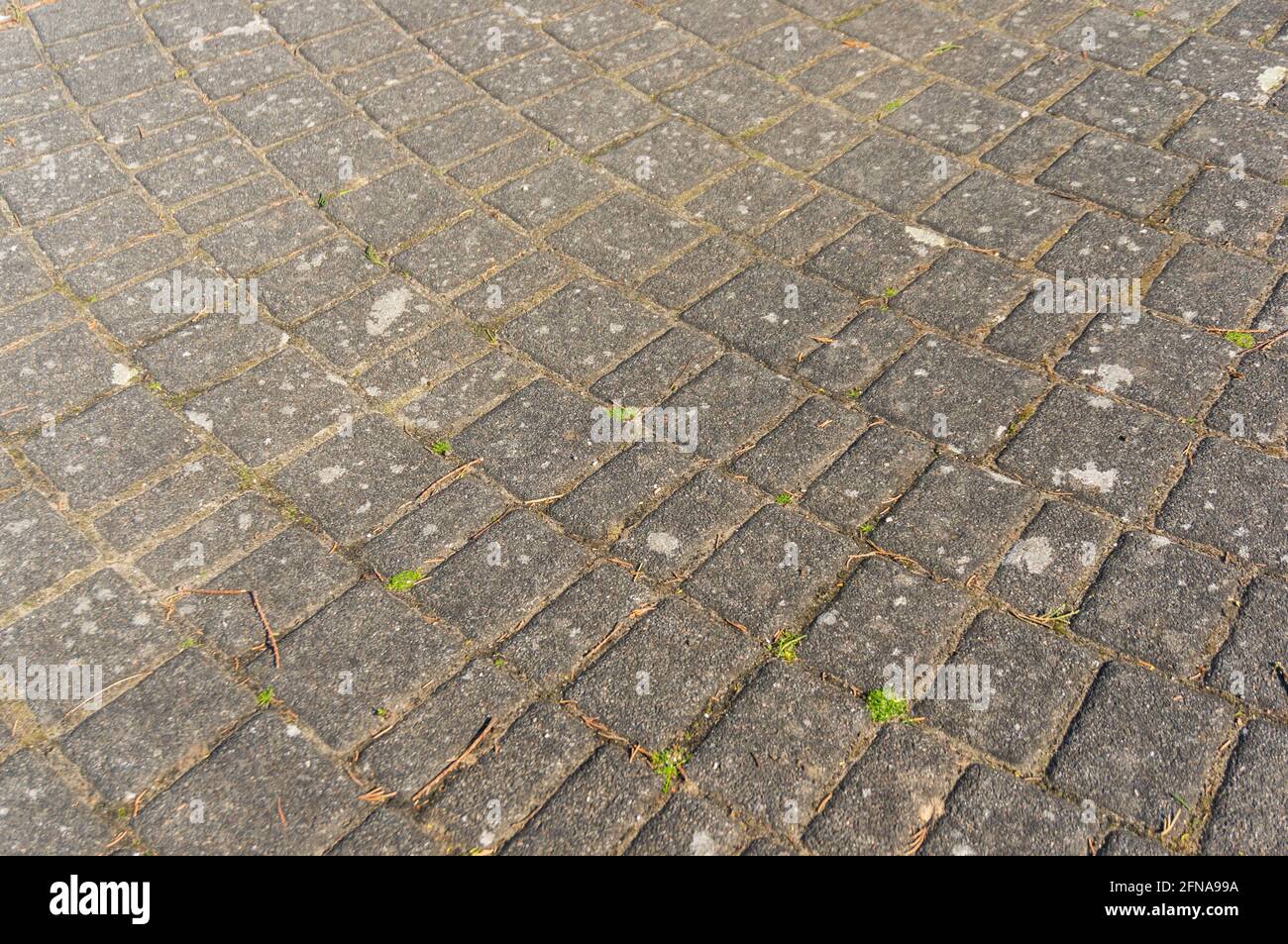 Closeup shot of a brick way background Stock Photo - Alamy