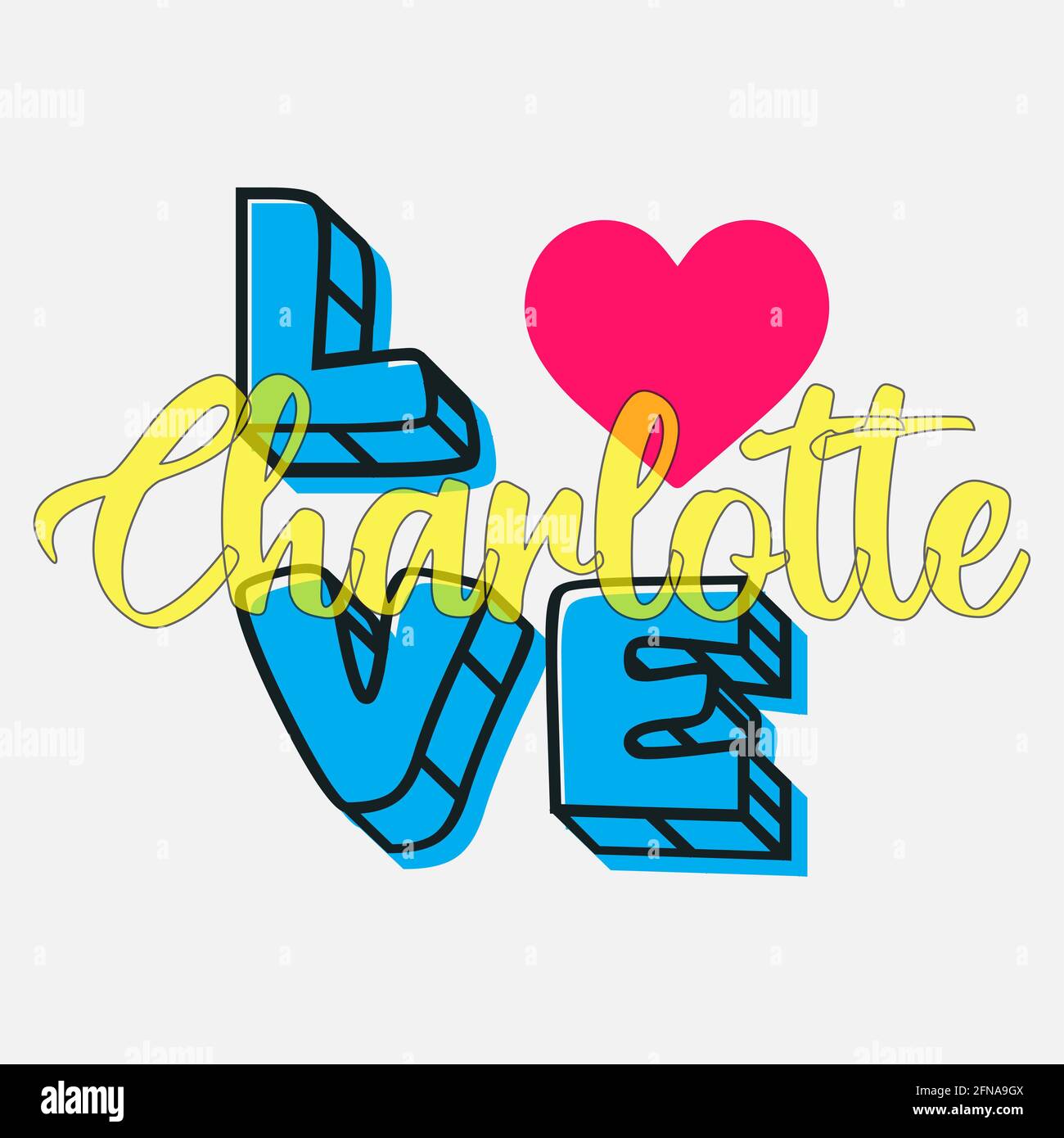 charlotte girl name Stock Photo - Alamy