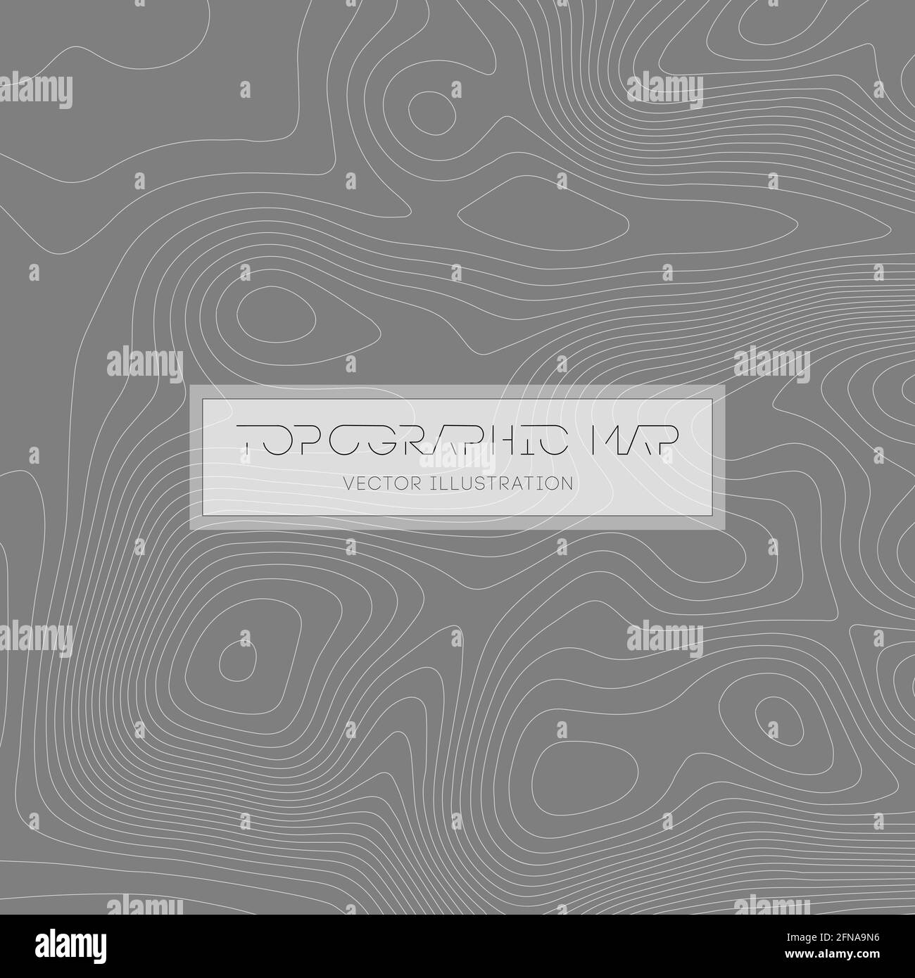 Abstract paper cut shapes. Topographic map on white background. Topo ...