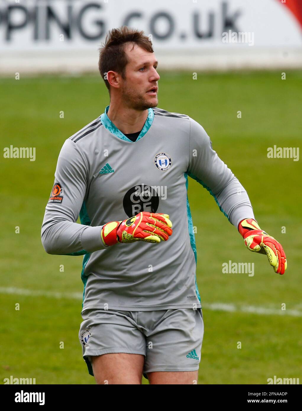 Dagenham, UK. 15th May, 2021. DAGENHAM ENGLAND - MAY 15: Sam Johnson of ...