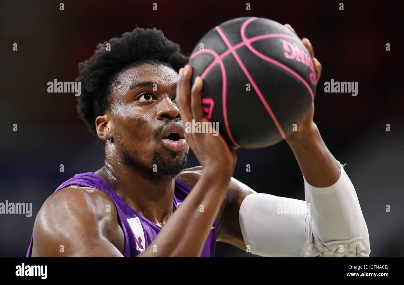 Munich, Germany. 15th May, 2021. Basketball: BBL Cup, BG Göttingen ...