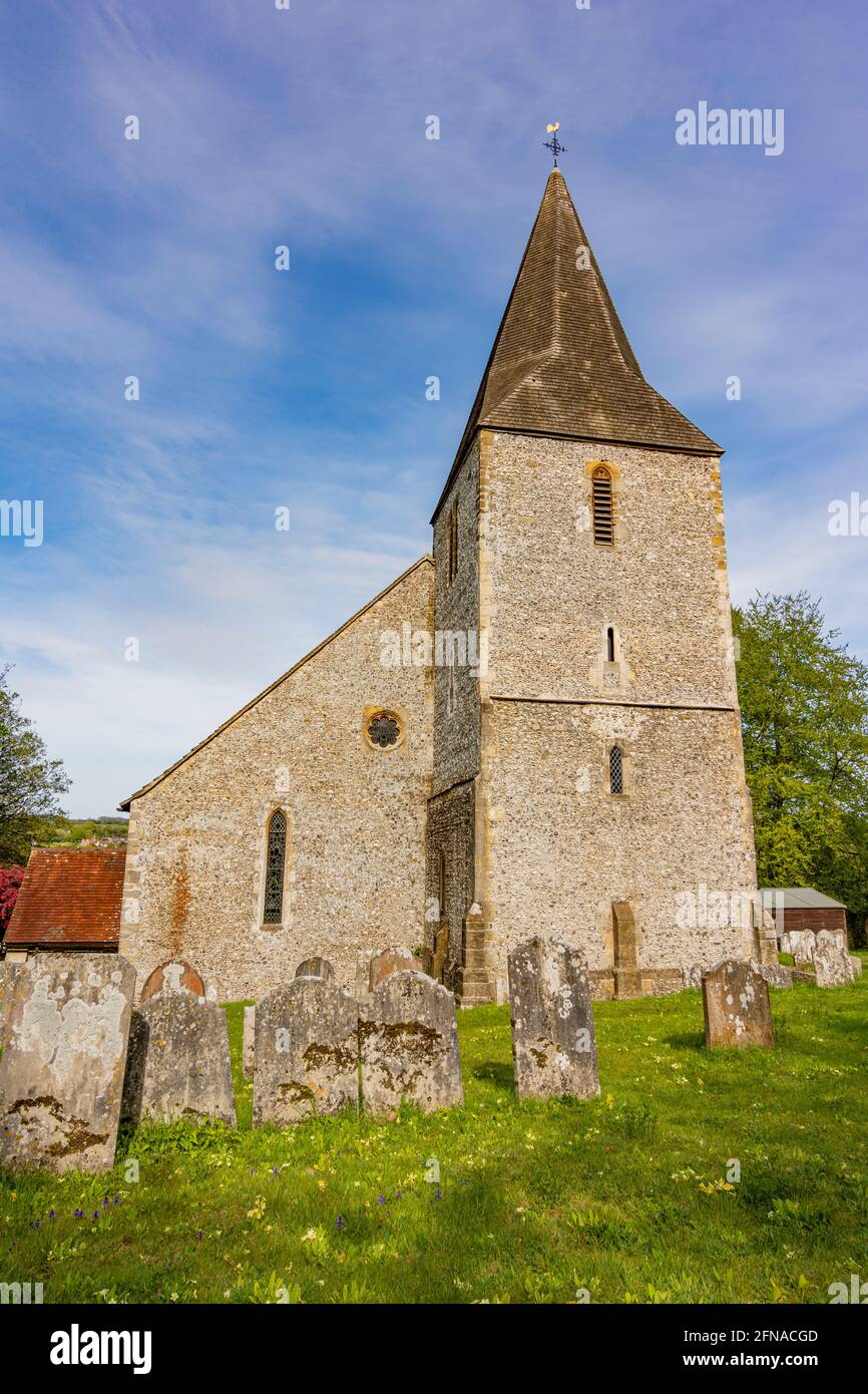 A different view of the St. John the Baptist Church, Findon, West ...