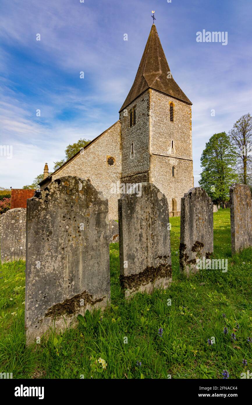 A different view of the St. John the Baptist Church, Findon, West ...