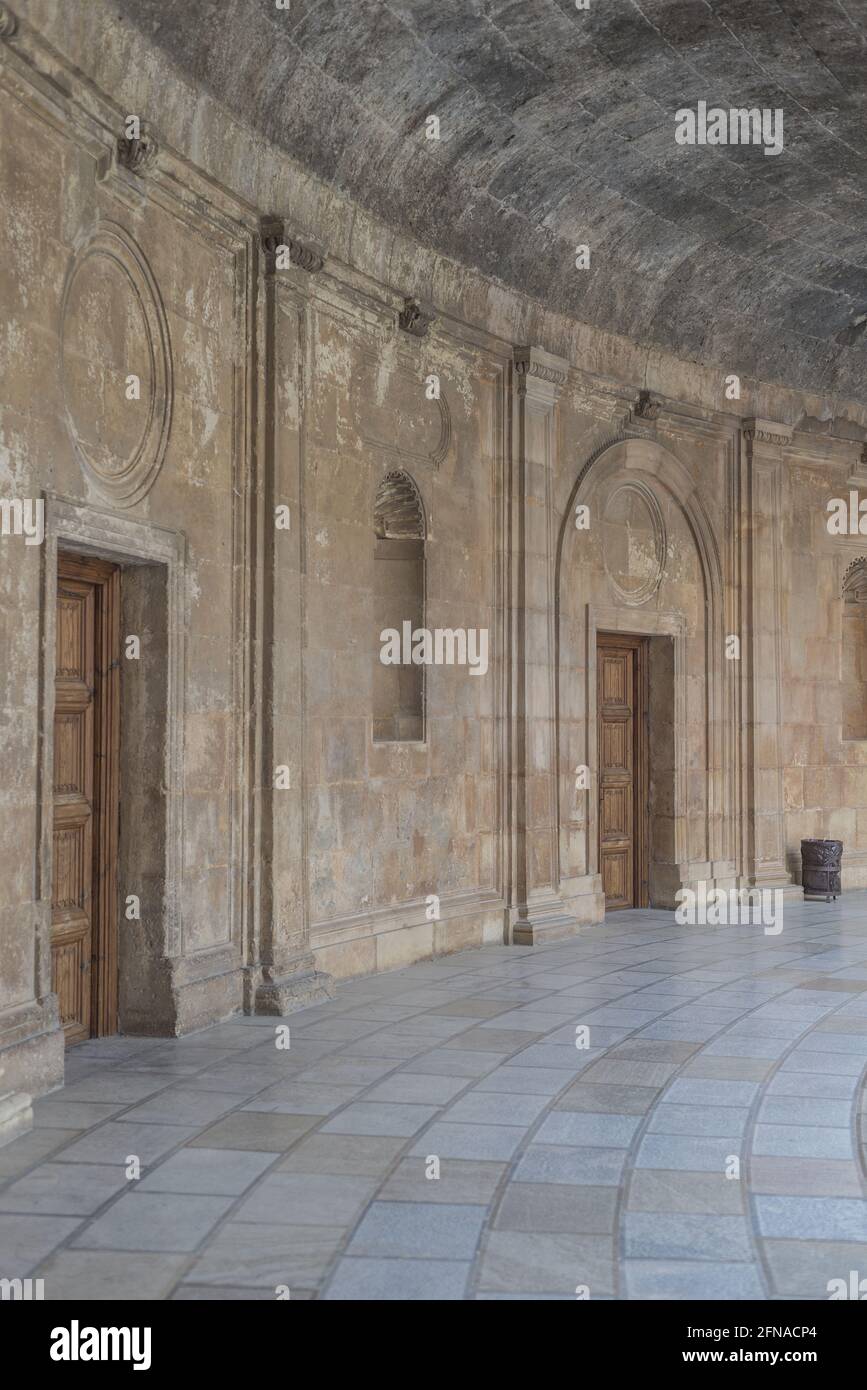 Inside the Alhambra of Granada, Andalusia, Spain Stock Photo - Alamy