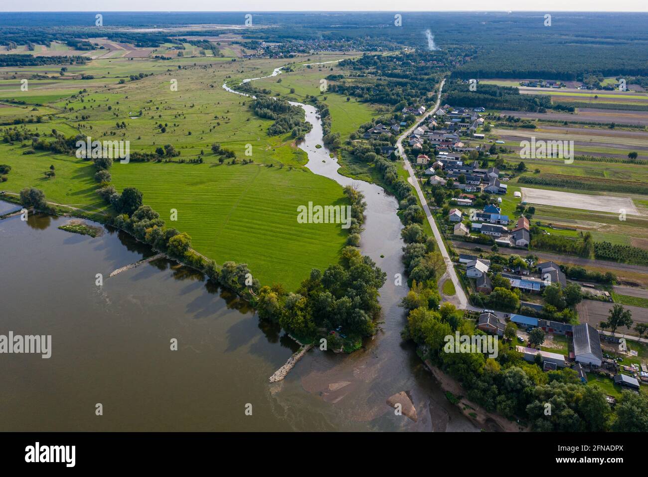 Tributary aerial hi-res stock photography and images - Alamy