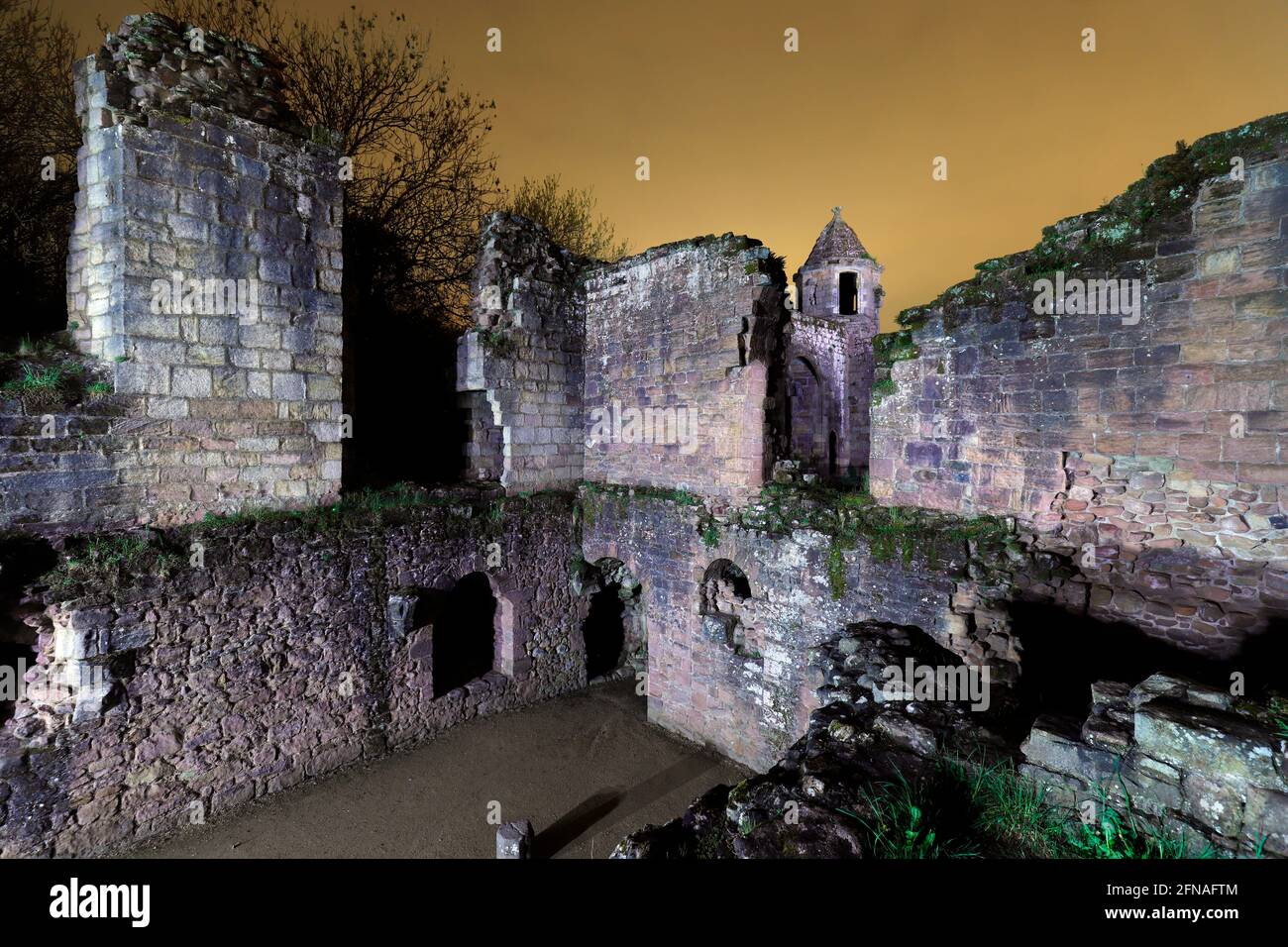 Spofforth Castle in North Yorkshire Stock Photo - Alamy