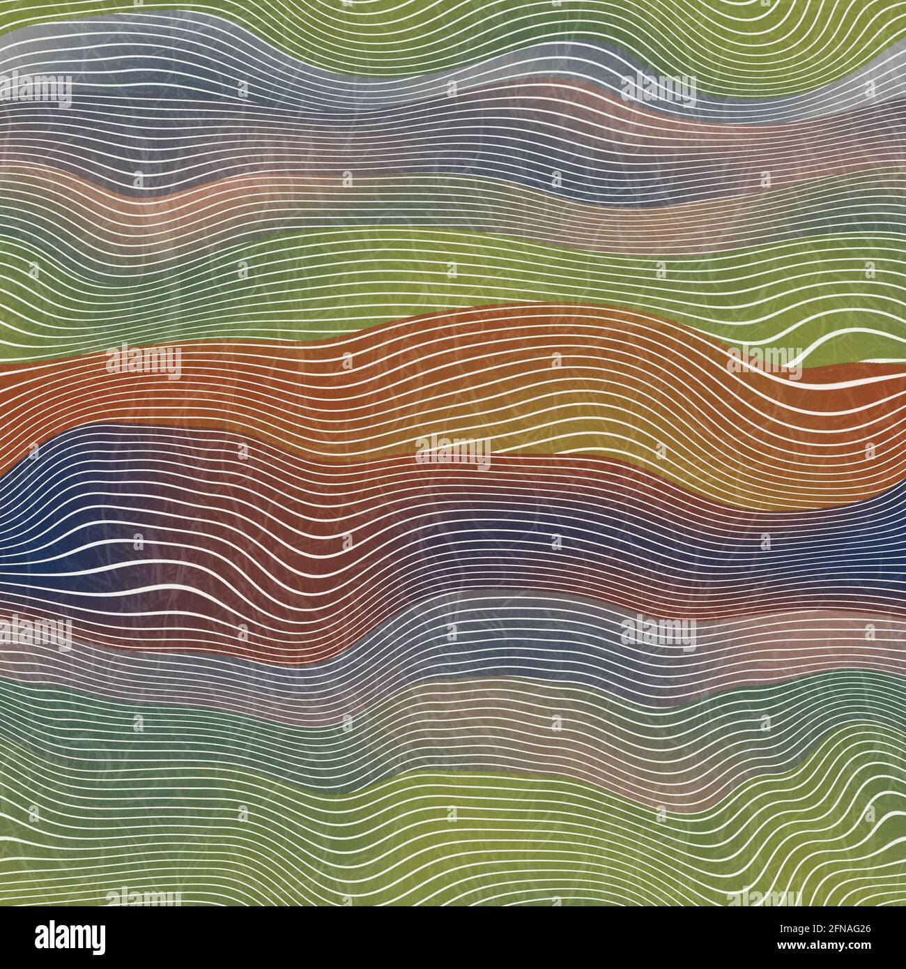 Seamless natural landscape hill pattern for print Stock Photo - Alamy