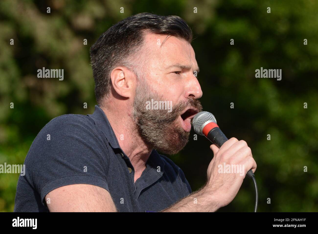 Rome, Italy. 15th May, 2021. The intervention of Alessandro Zan Credit ...